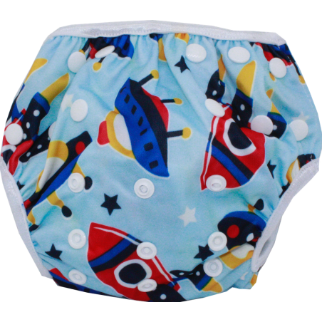 Schwimmwindel Muster - RAKETE