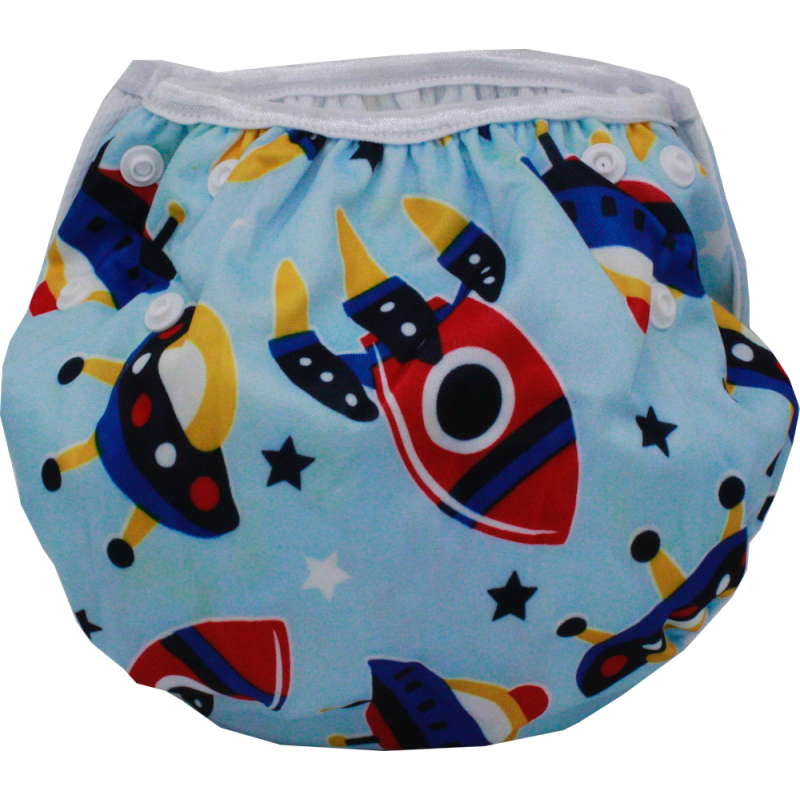 Schwimmwindel Muster - RAKETE